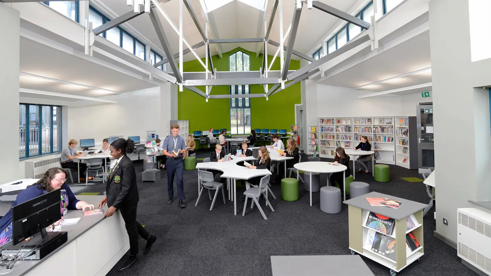 Idsall School Library, Shropshire