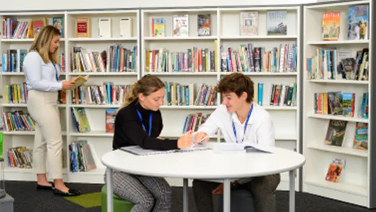 Idsall School Library, Shropshire